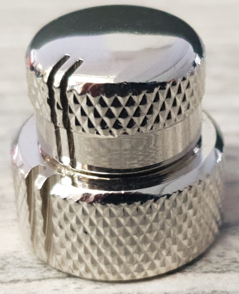 Sandbergshop - Sandberg Tone Tandem Dual Potiknopf, Nickel
